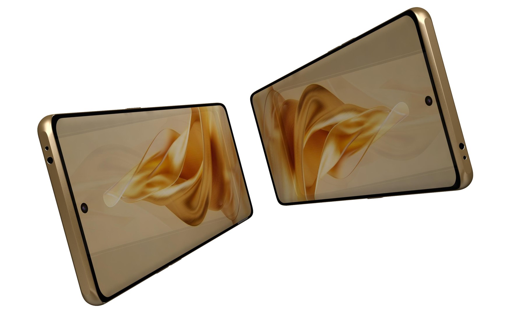 OPPO Reno 9 Gold 3D Model - TurboSquid 1999348