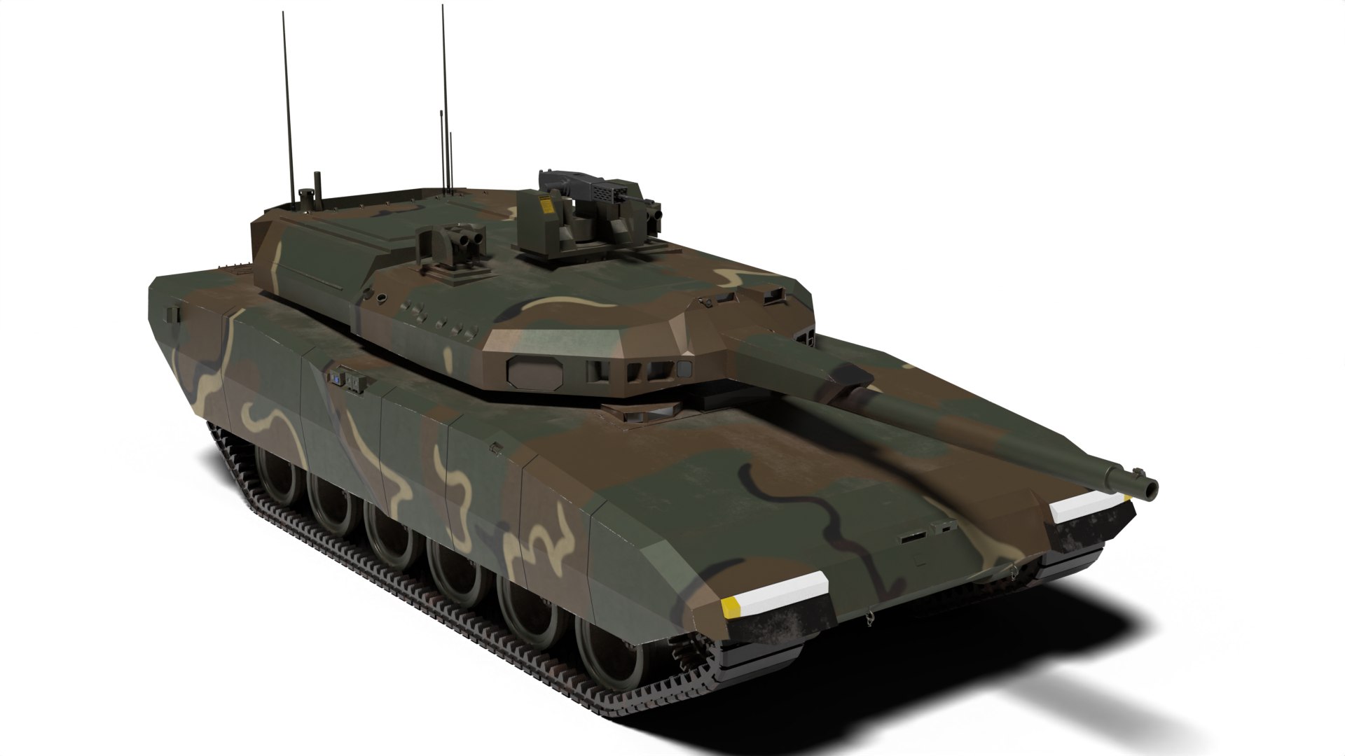 AI Tank K-3 3D Model - TurboSquid 2330714