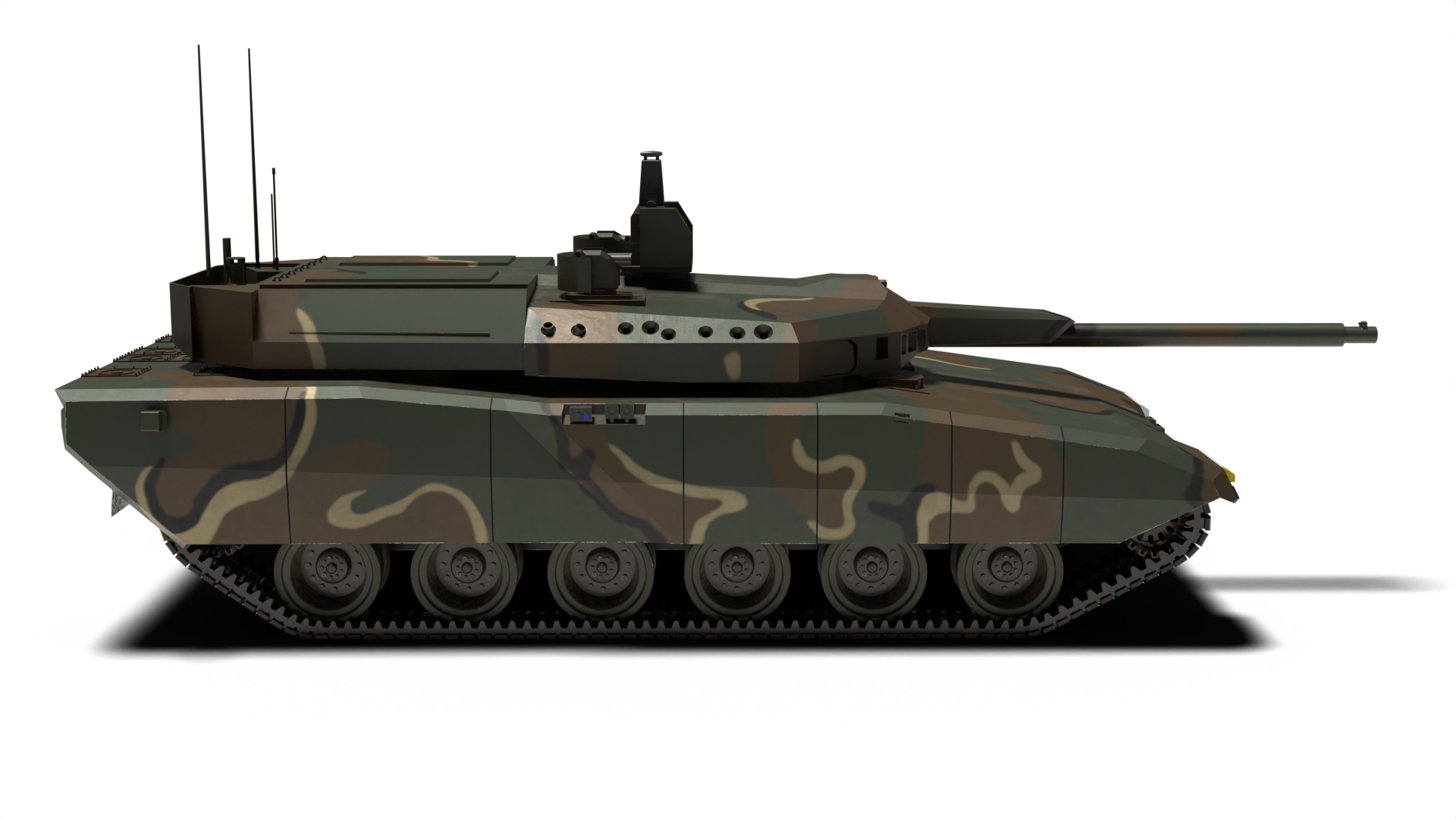 AI Tank K-3 3D Model - TurboSquid 2330714