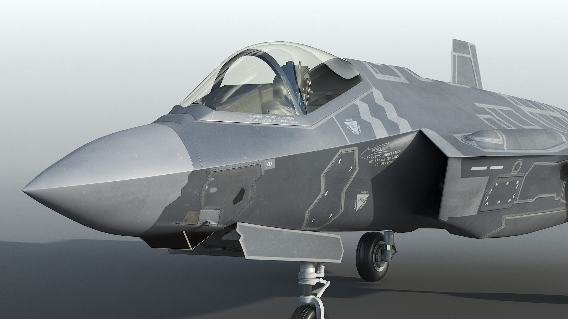 Lockheed Martin F-35A Lightning II Rigged 3D Model - TurboSquid 1783786