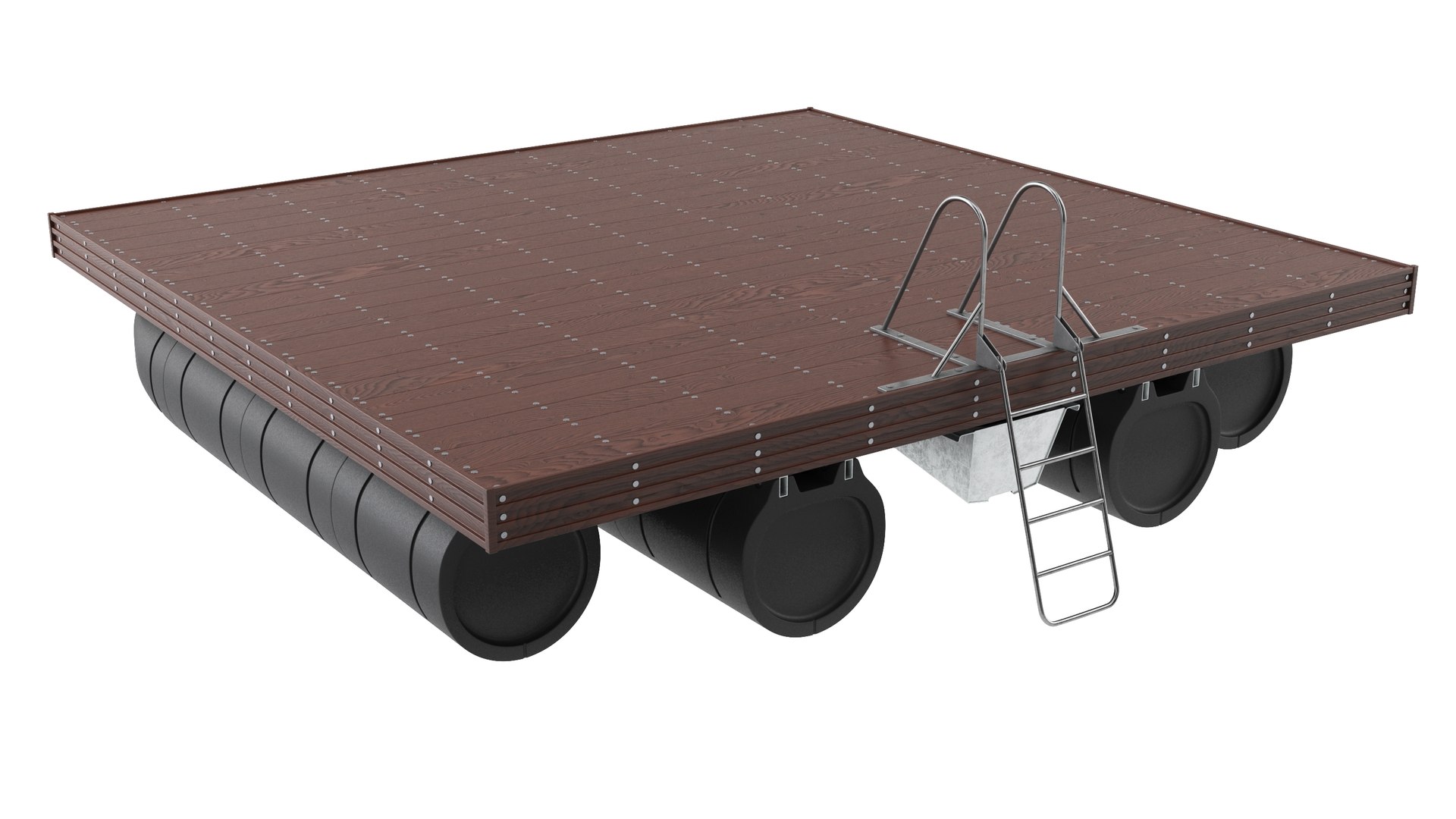 3D Pontoon Raft - TurboSquid 2206622