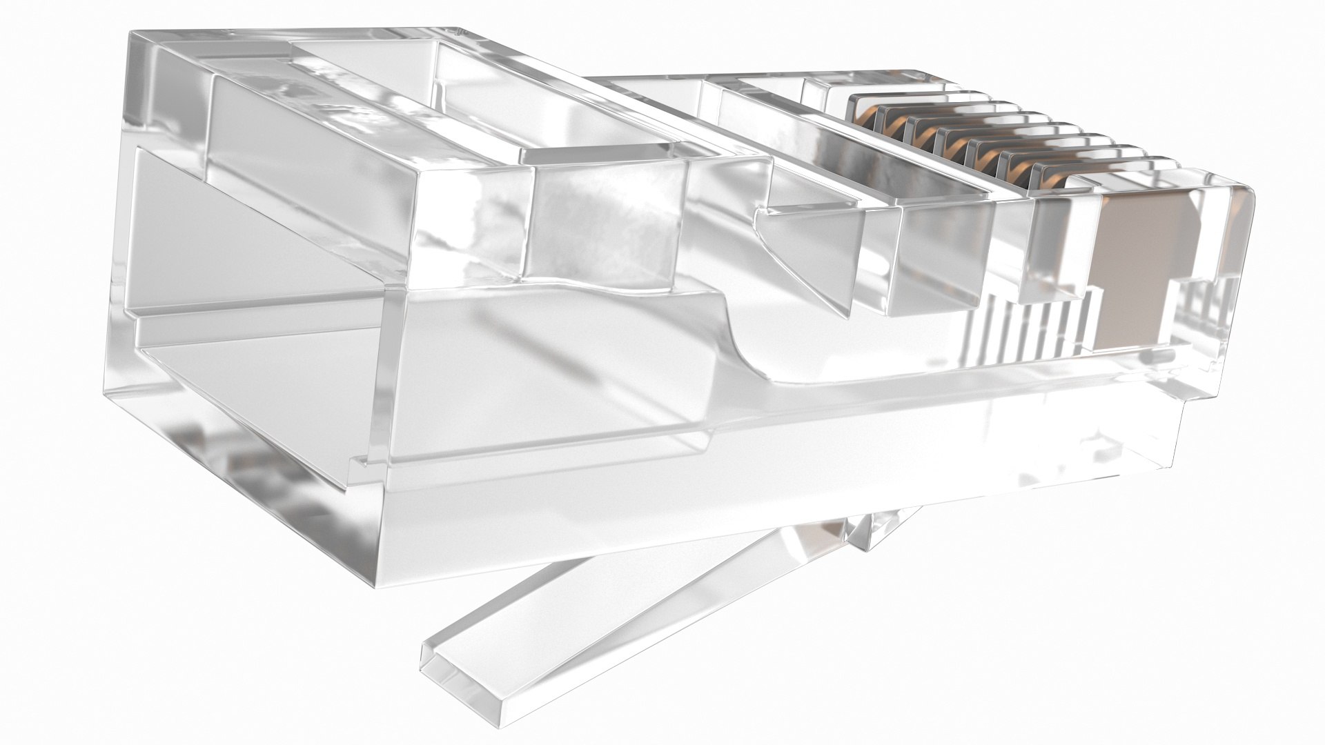 Rj45 Connector Model - TurboSquid 1458318