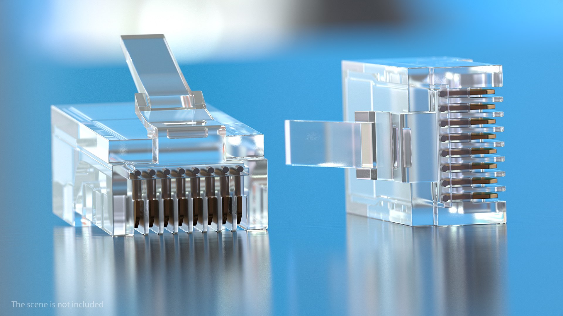 Rj45 Connector Model - TurboSquid 1458318