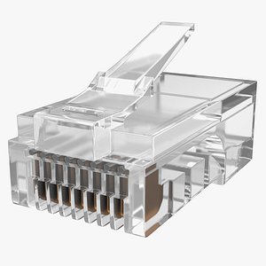 Rj45连接器3D模型下载| TurboSquid