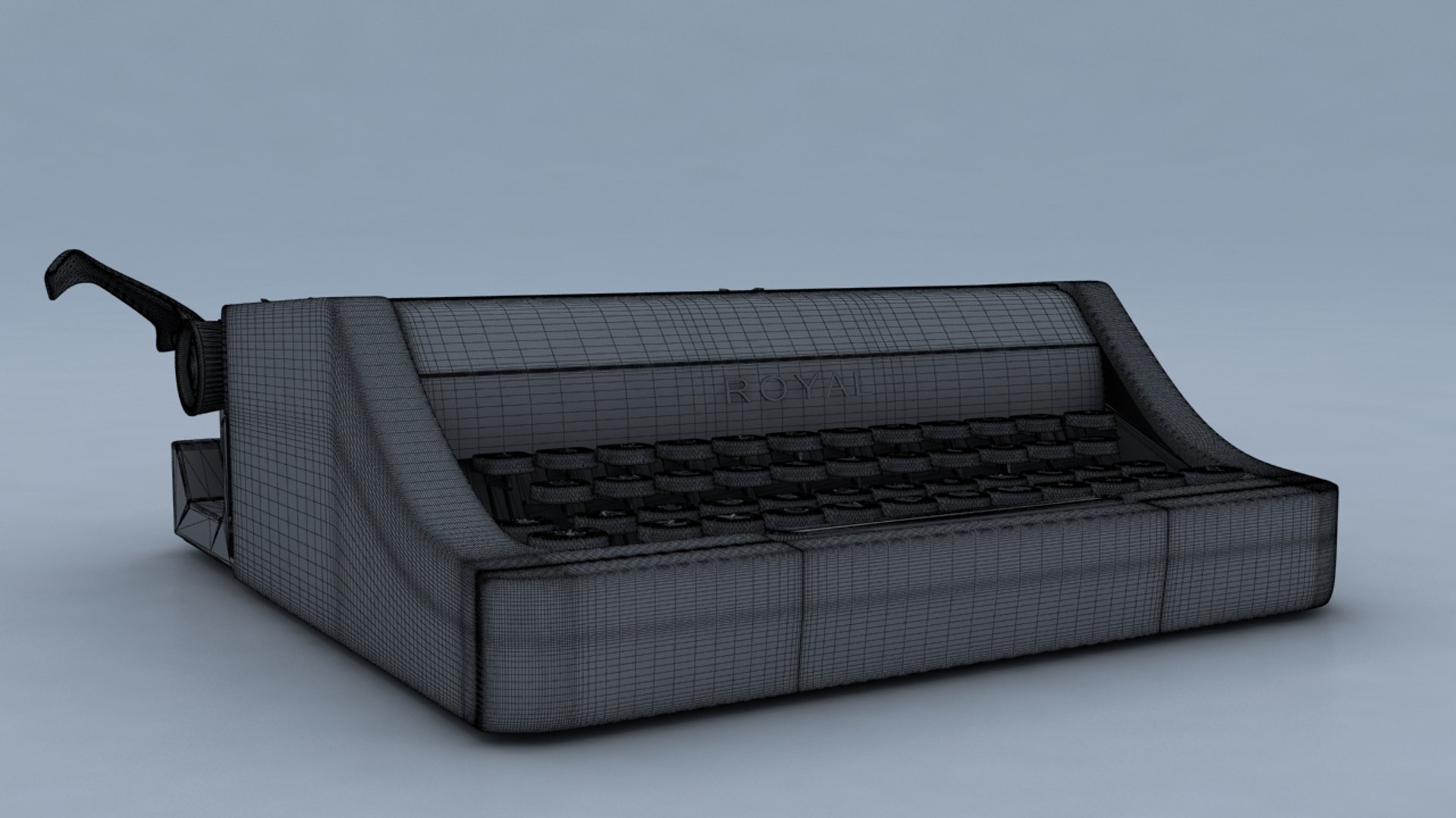 3d Typewriter Writer Type