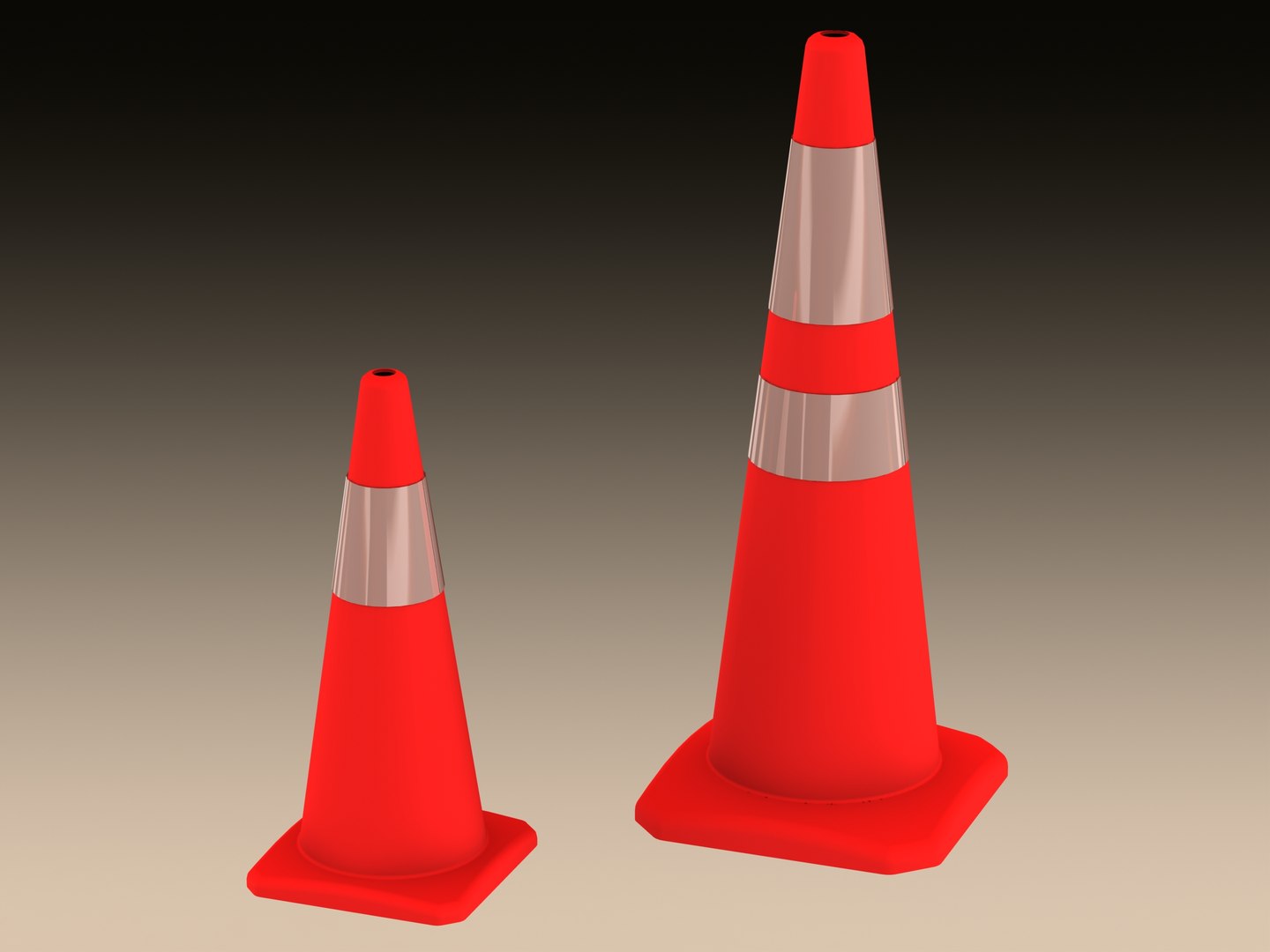 Safety Traffic Cone 3D model - TurboSquid 2176500