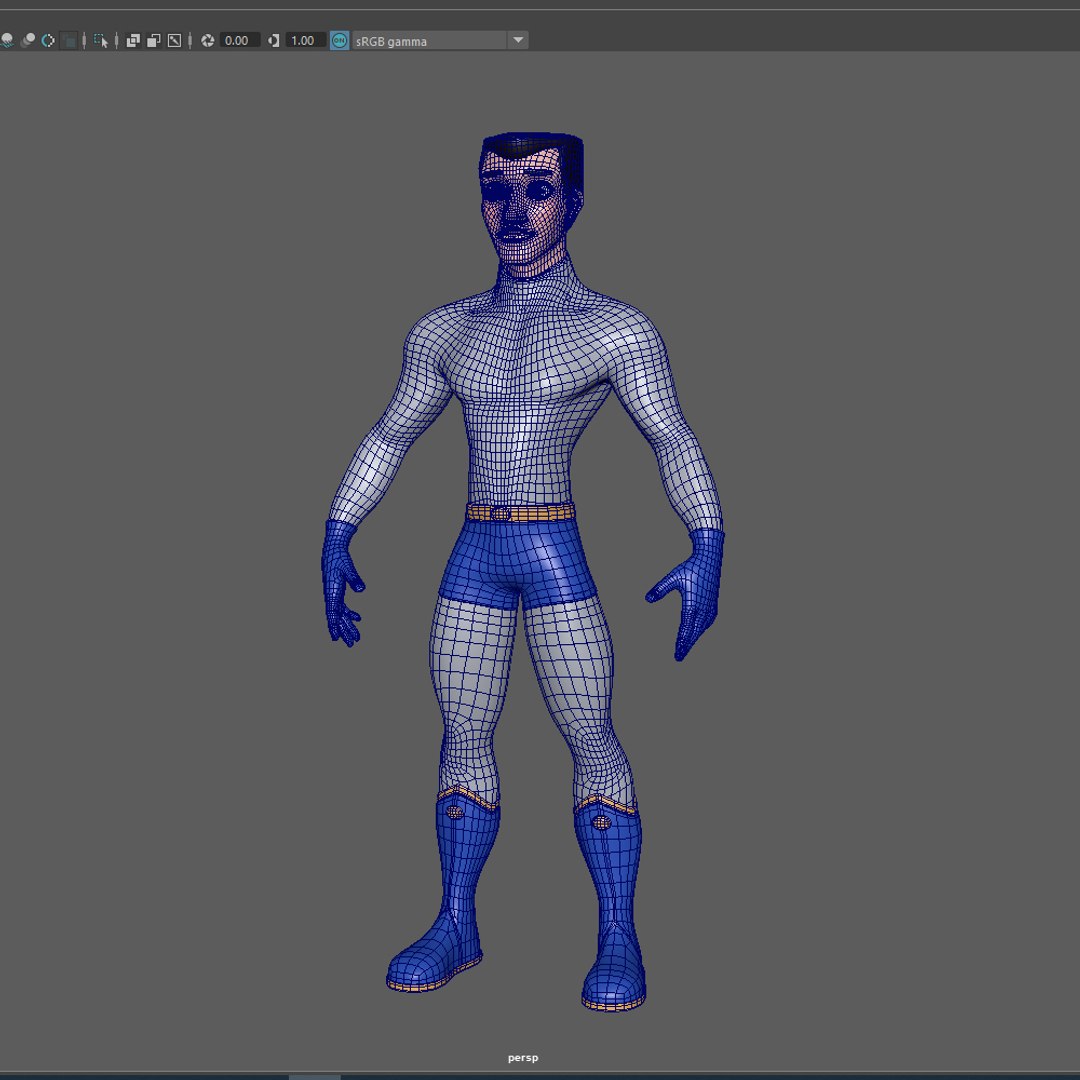 3D Superhero Cartoon 04 Model - TurboSquid 1618451