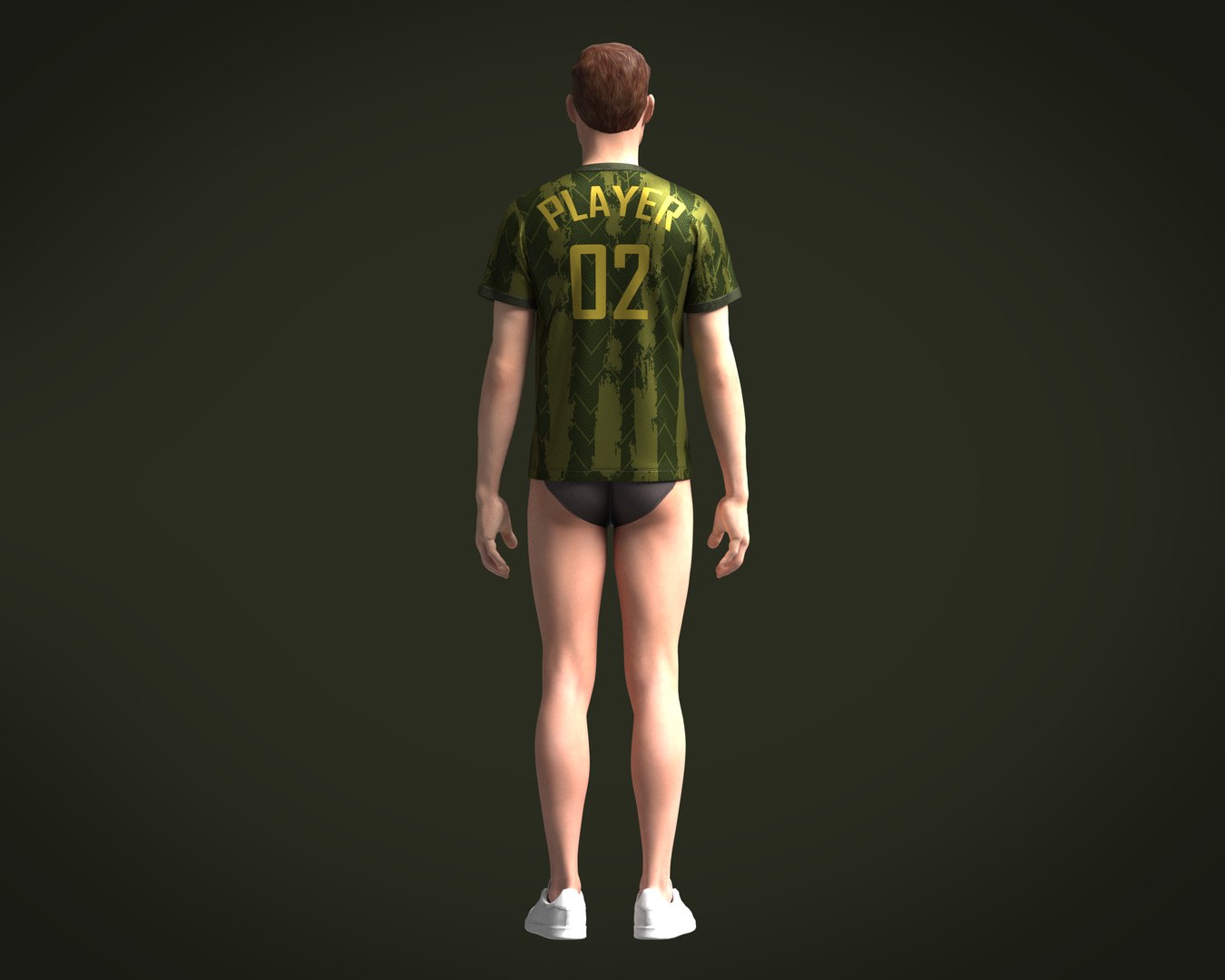 3D Soccer Jersey Player-02 Model - TurboSquid 1950236