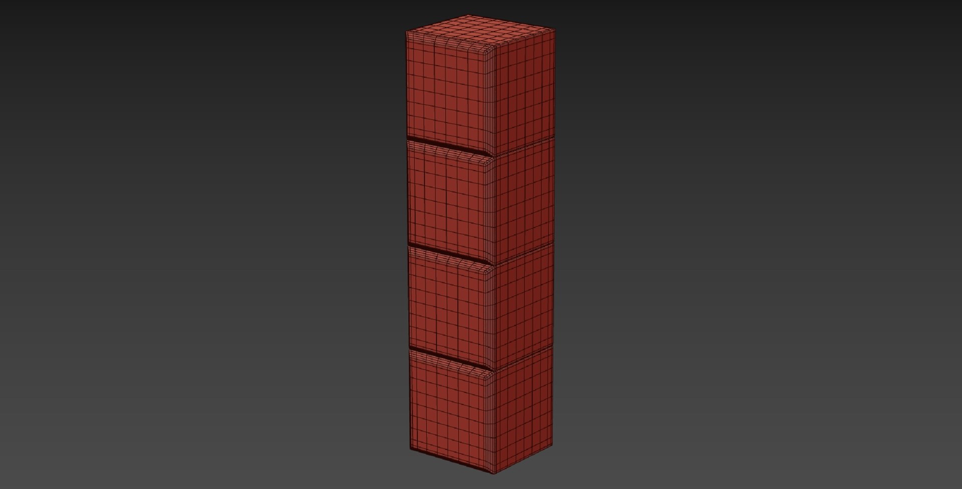 Tetris I Block 3D Model - TurboSquid 1875752