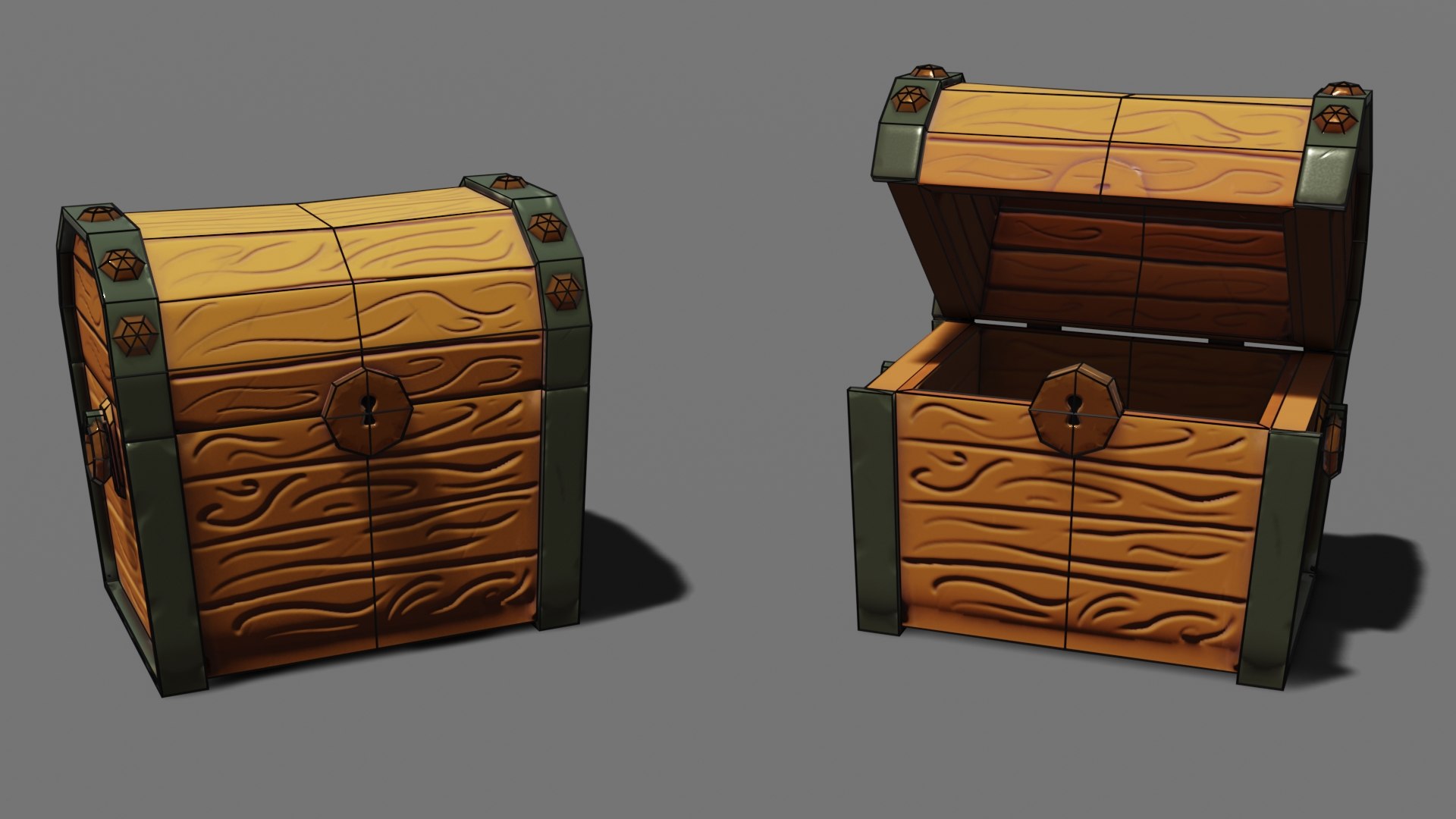 Stylized Chest Model - TurboSquid 1434679