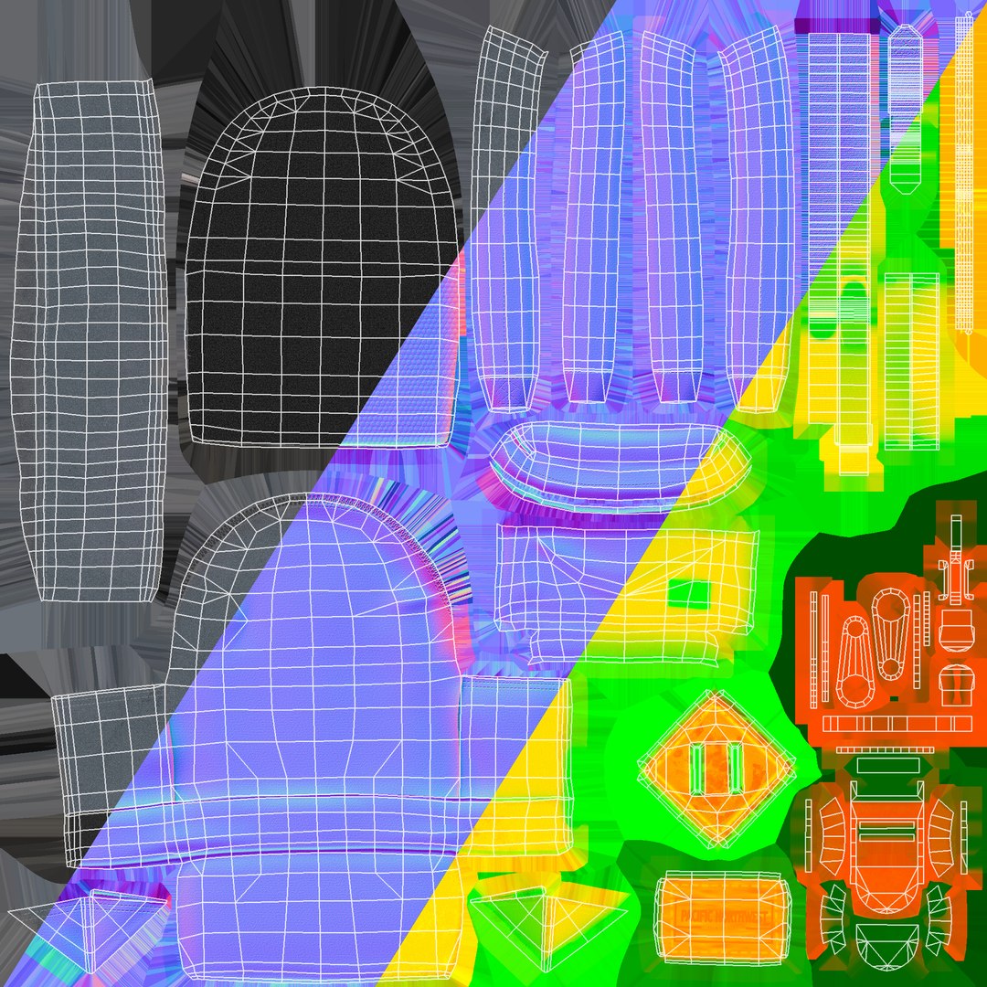 3D School Backpack - Game Ready - TurboSquid 1875756