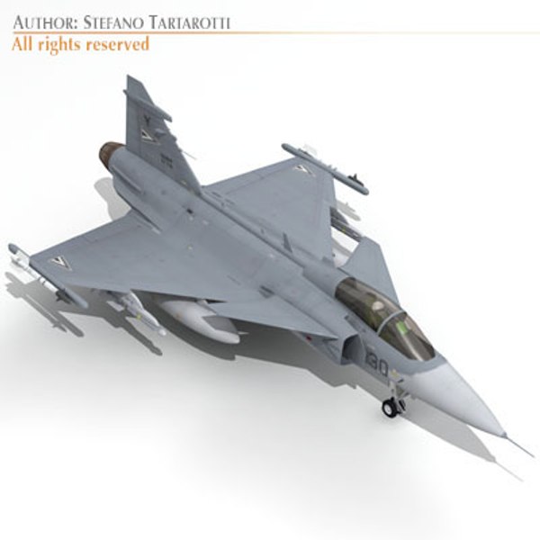 Saab JAS 39 Gripen 3D Models for Download | TurboSquid