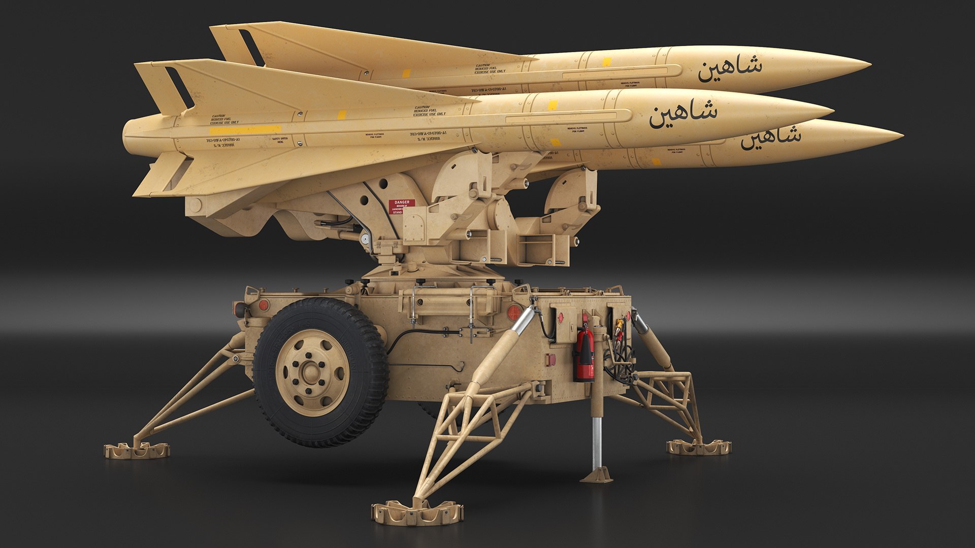 Sand Color MIM23 HAWK System Rigged model - TurboSquid 2092523