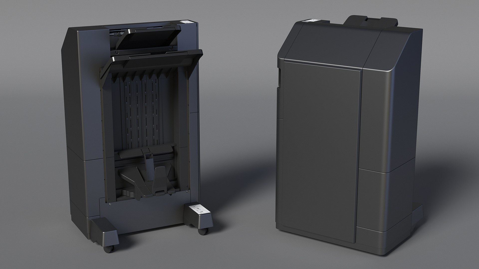 3D Booklet Finisher Black - TurboSquid 2252244