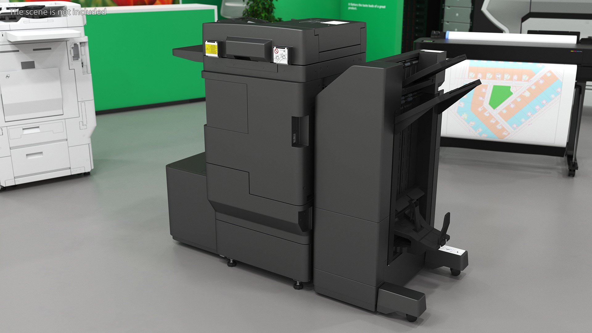 3D Booklet Finisher Black - TurboSquid 2252244