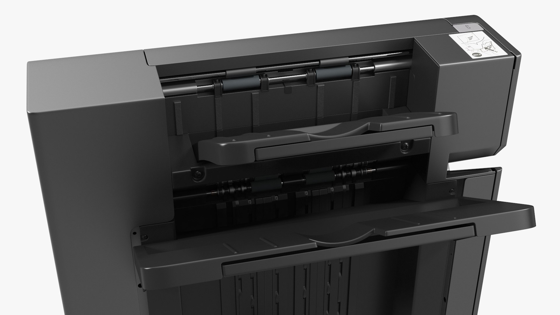 3D Booklet Finisher Black - TurboSquid 2252244