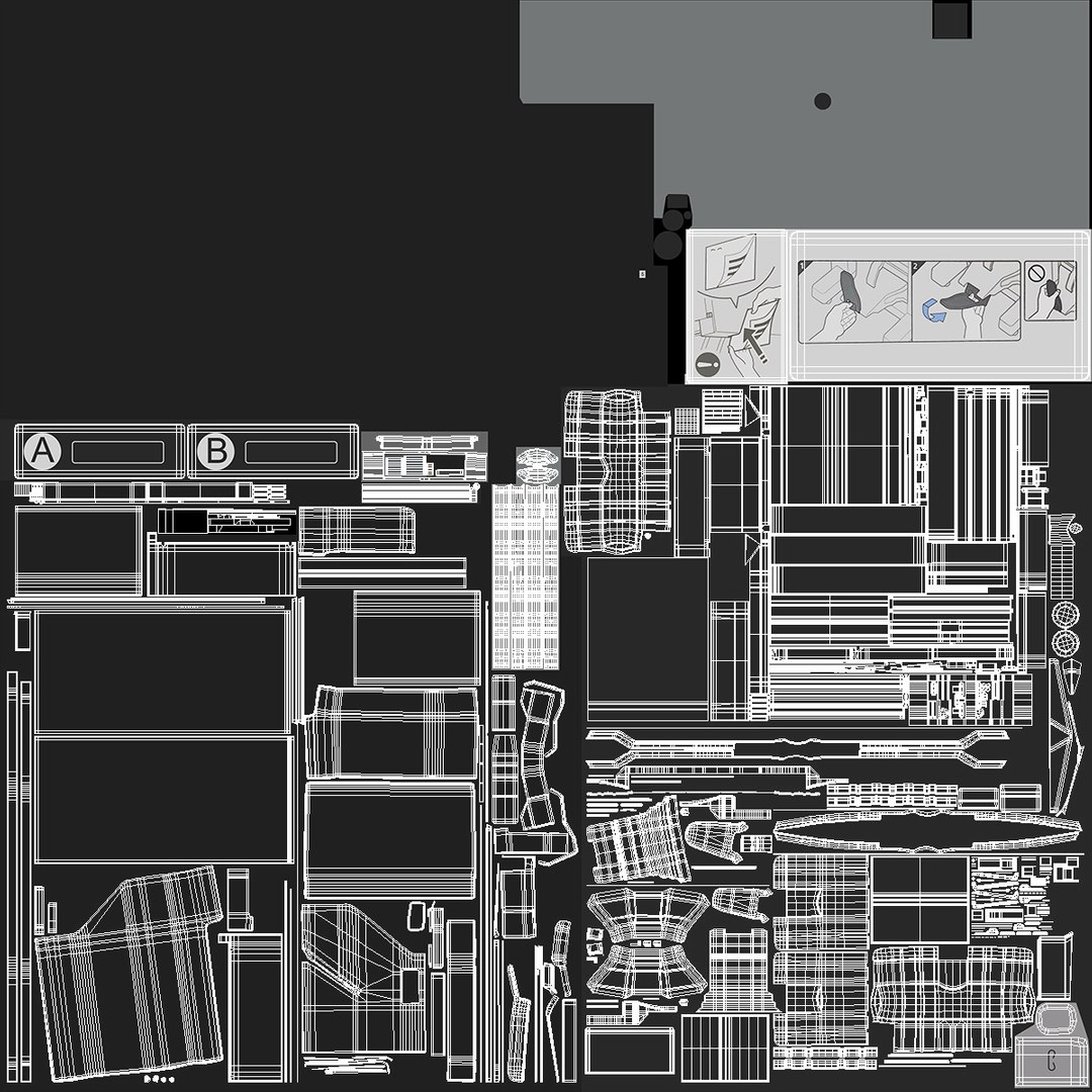 3D Booklet Finisher Black - TurboSquid 2252244