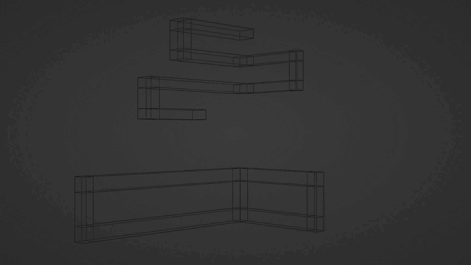 3D Wooden Shelf - TurboSquid 2064736