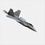 3d Model Of F-22a Fighter