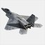3d Model Of F-22a Fighter