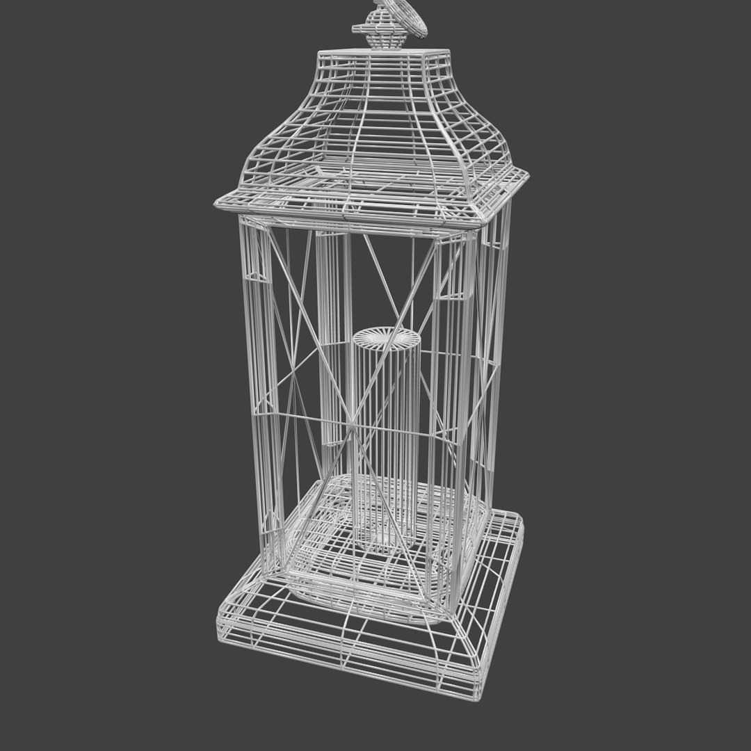 3d model lantern simple