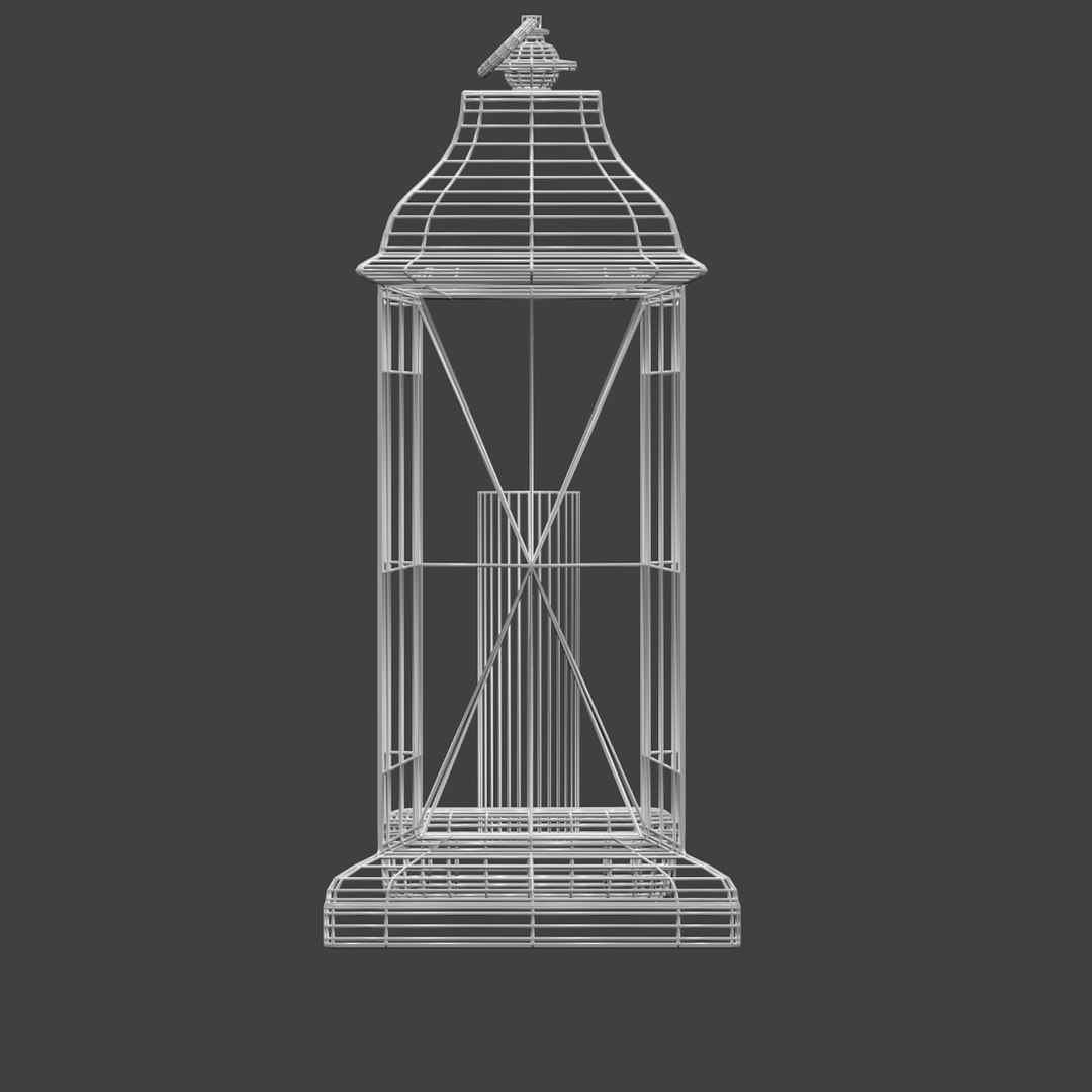 3d model lantern simple