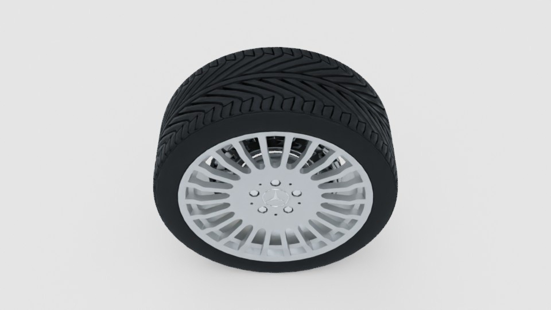 Mercedes CL Wheel With Rim 3D model - TurboSquid 2159930