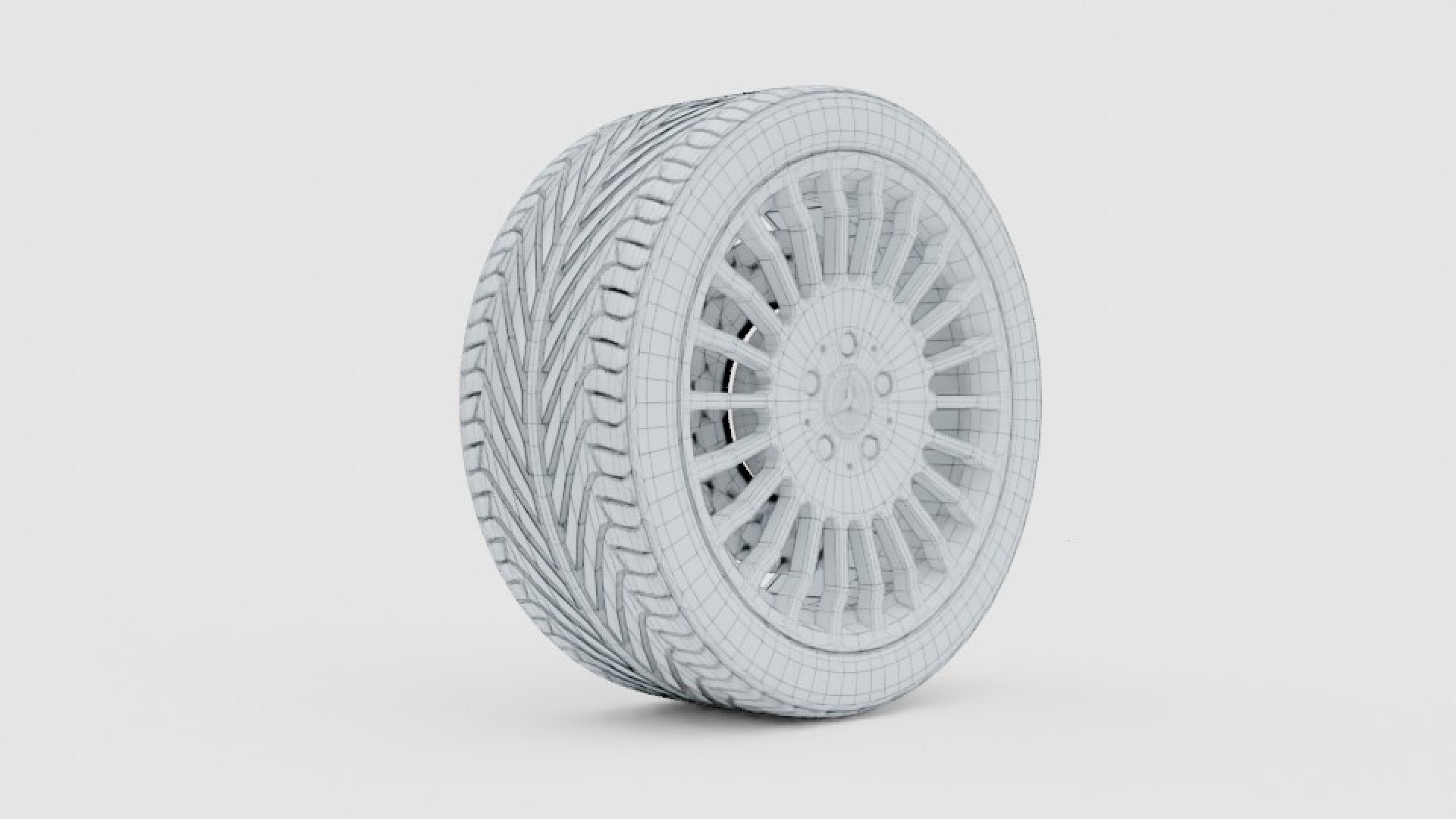 Mercedes CL Wheel With Rim 3D model - TurboSquid 2159930