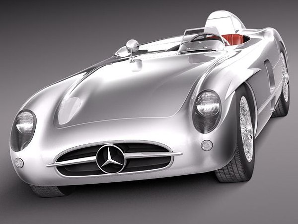 mercedes-benz mercedes 300 slr 3d obj