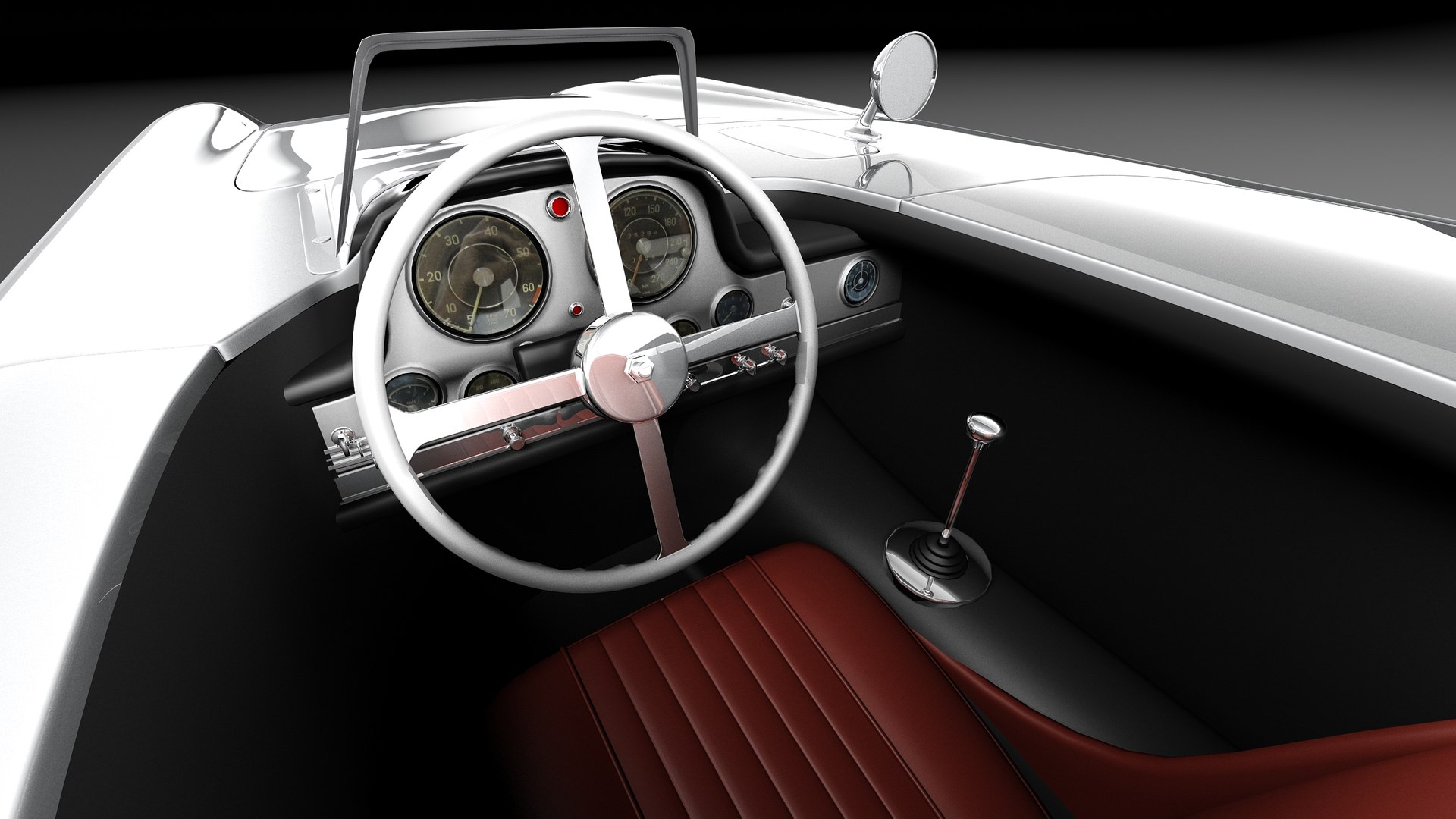 mercedes-benz mercedes 300 slr 3d obj
