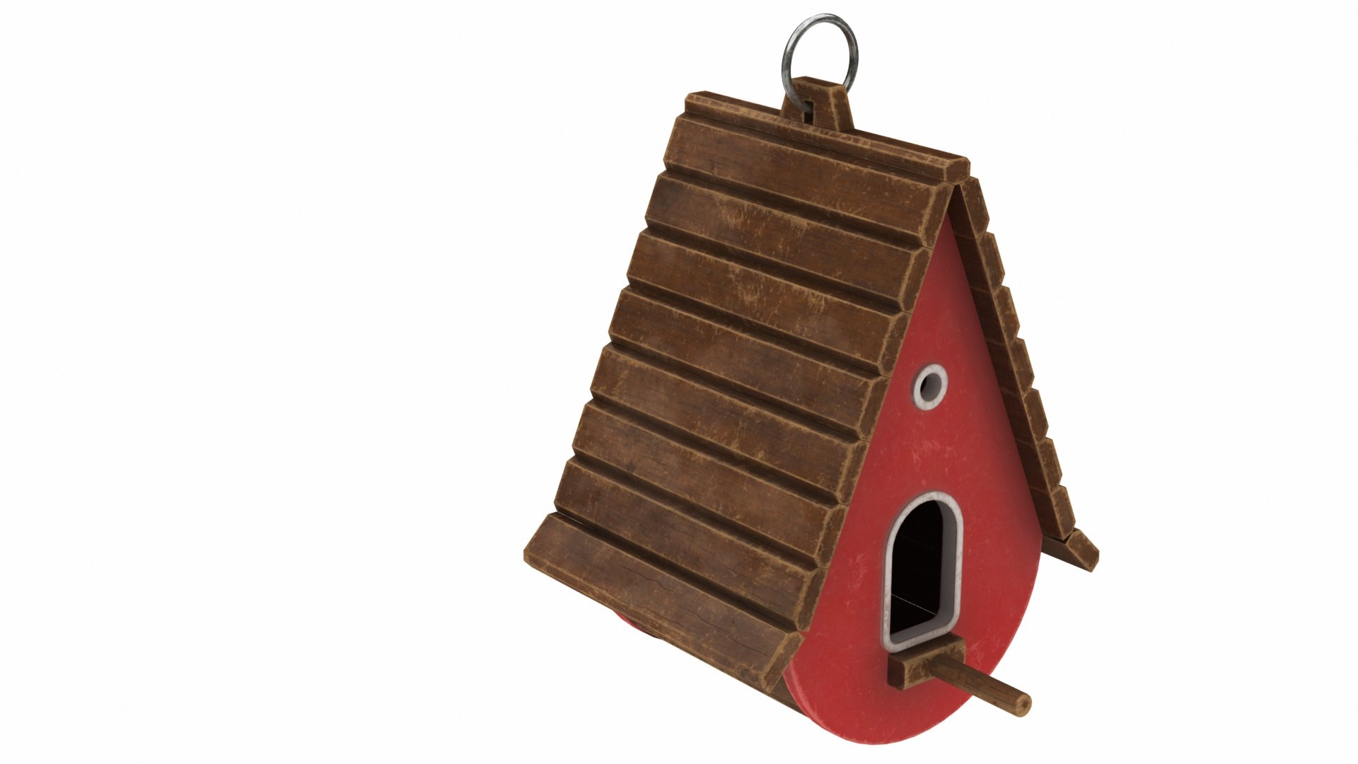 3D Bird House Collection 2 In 1 Model - TurboSquid 2379806