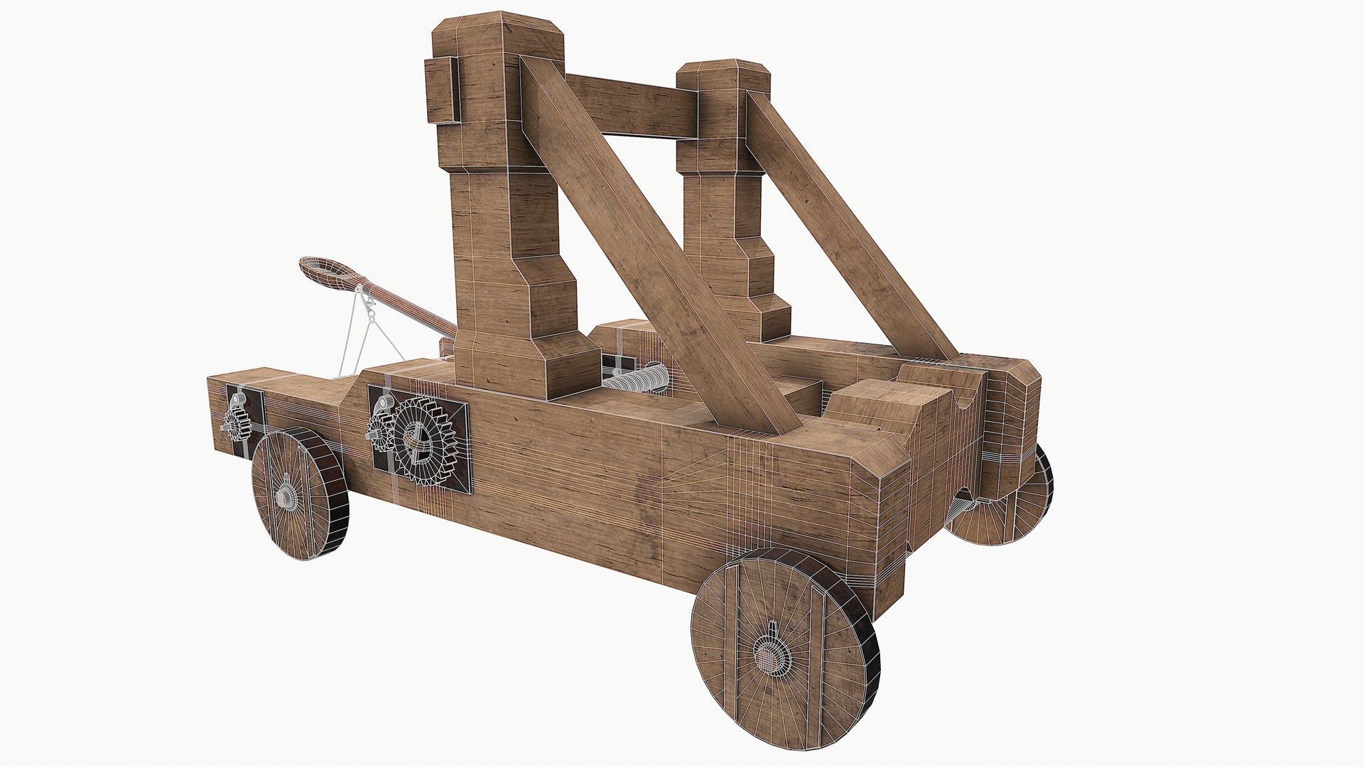 Catapult Weapon Model - TurboSquid 1603824