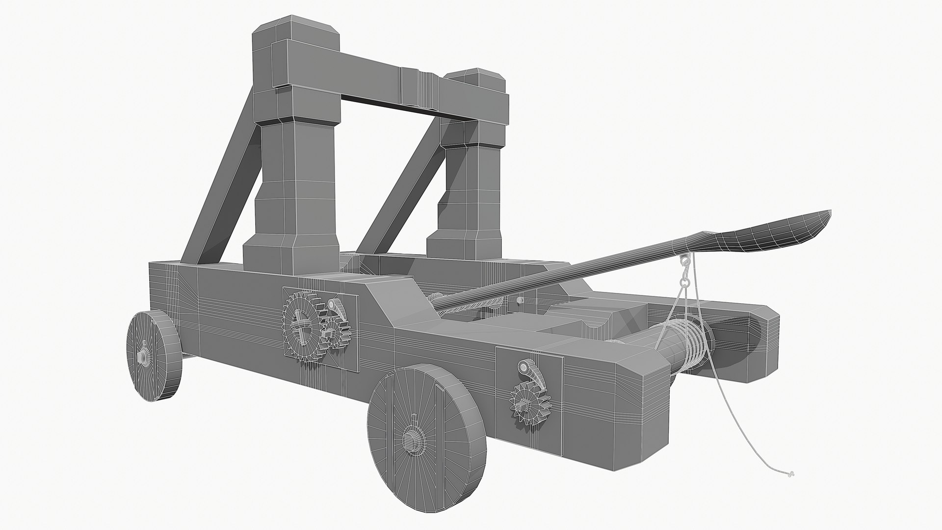 Catapult Weapon Model - TurboSquid 1603824