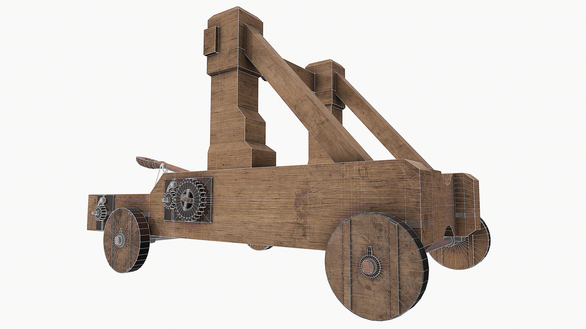Catapult Weapon Model - TurboSquid 1603824