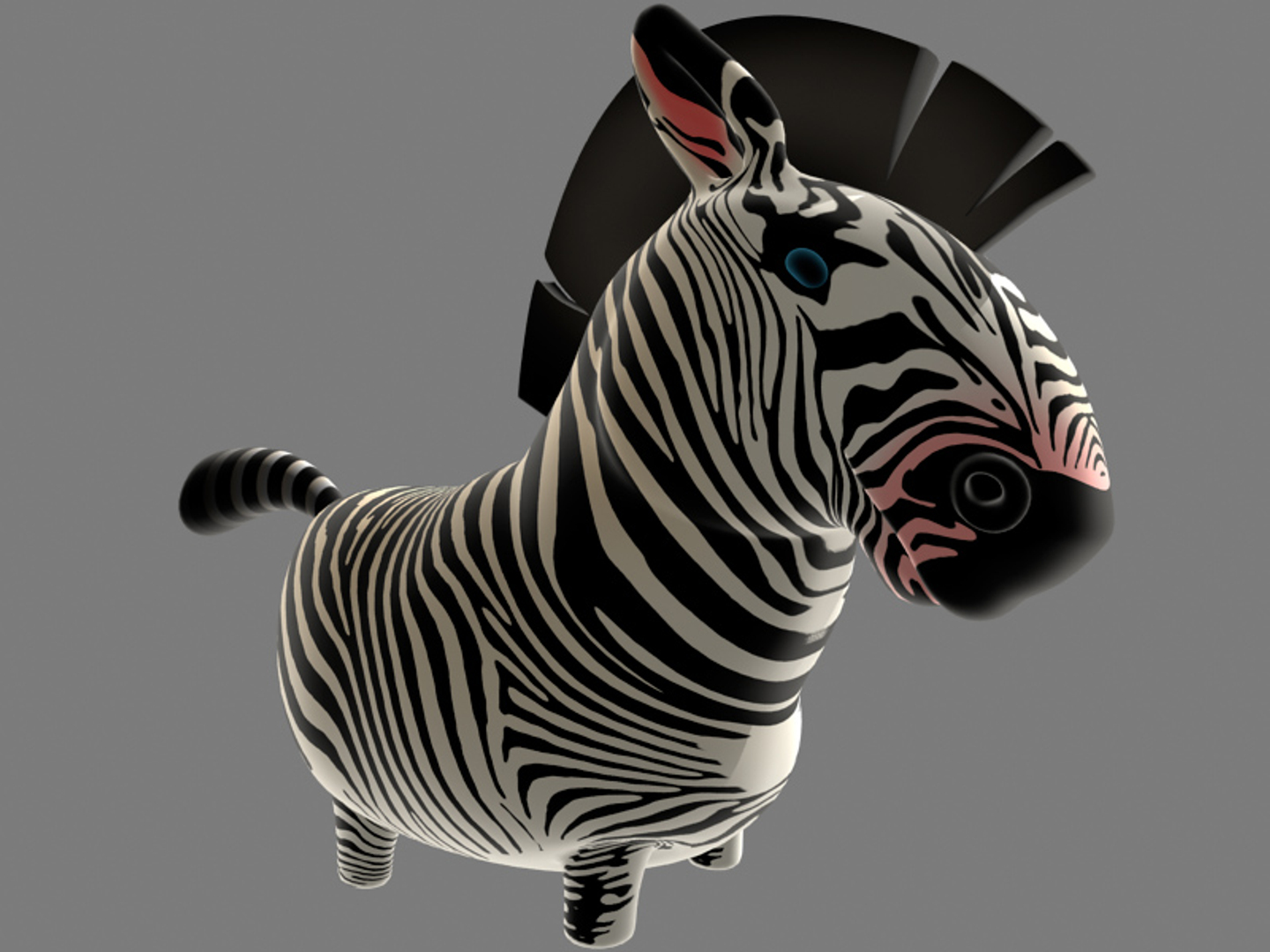 3d model zebra