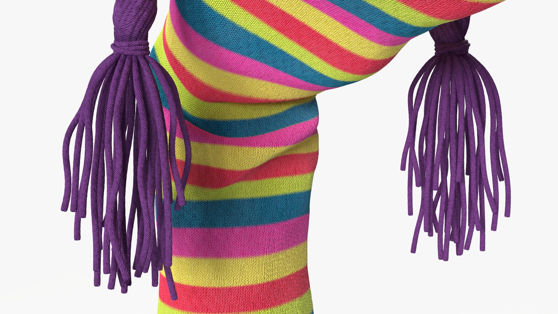 Striped Sock Puppet With Googly Eyes Girl 3D - TurboSquid 2276772