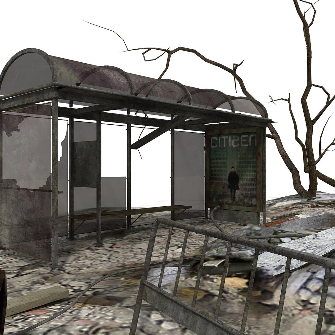 3d Model Heap Debris Rubble City Scene