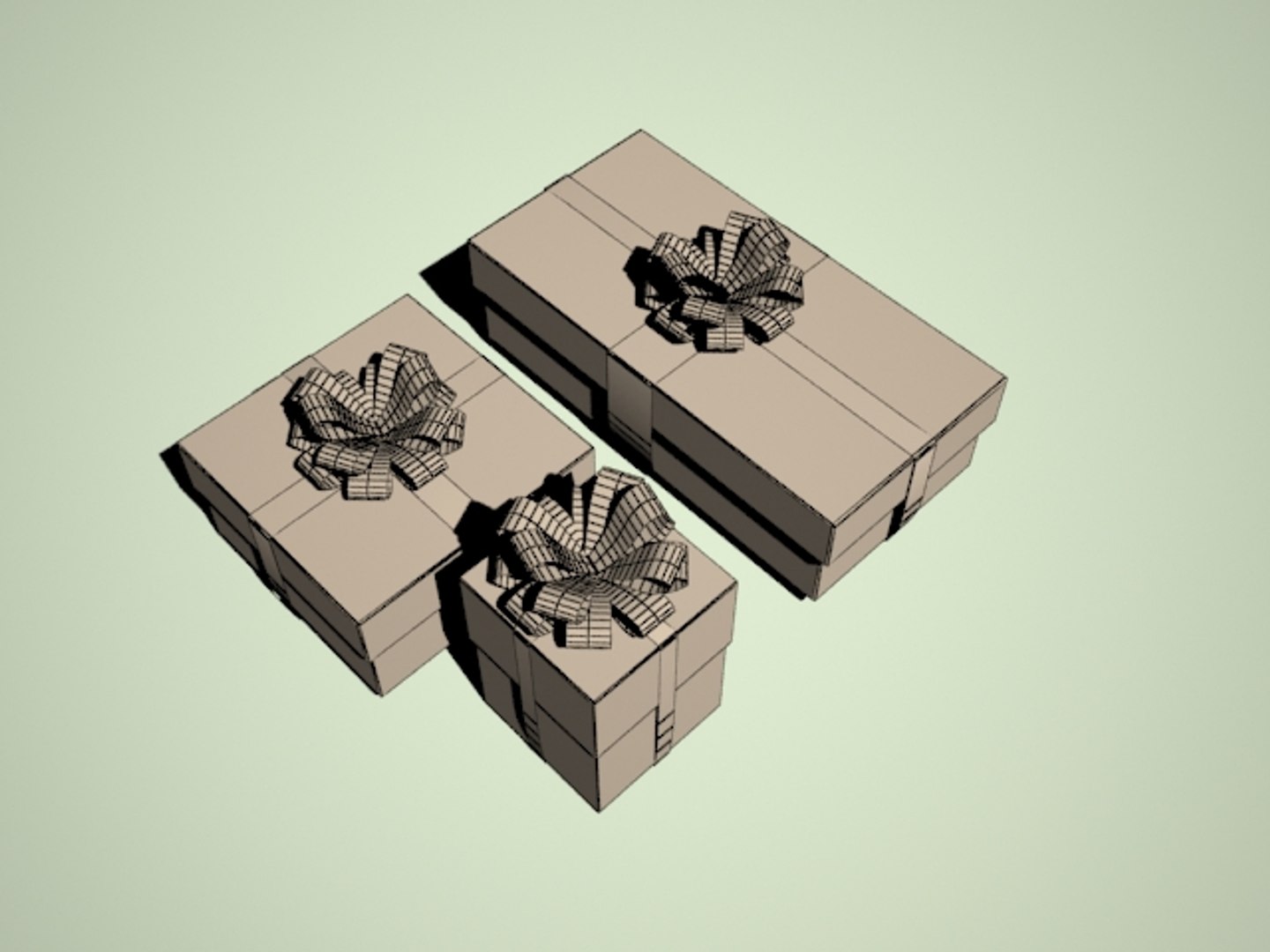 Gift Boxes 3d Model