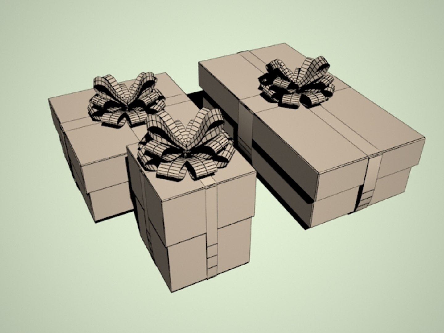 Gift Boxes 3d Model