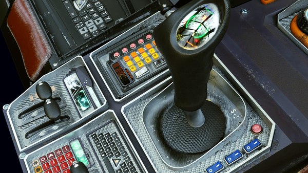 3D Sci-fi Military Console - Game-ready PBR model - TurboSquid 1751686