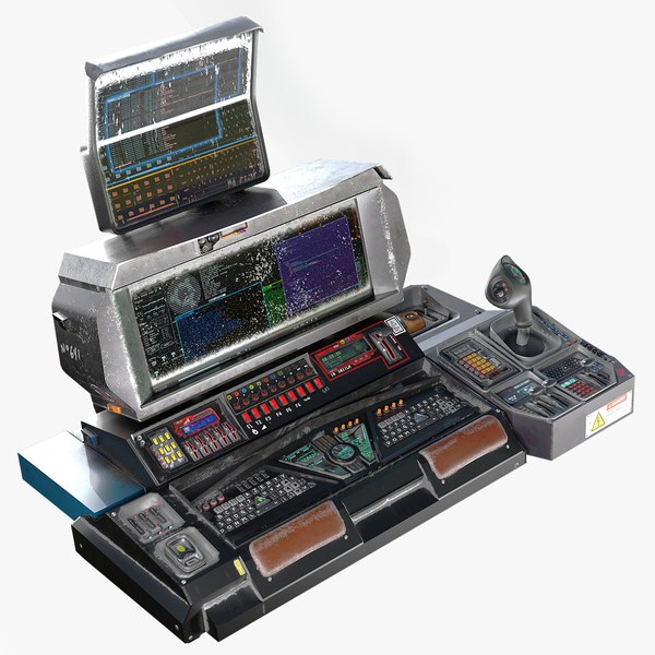 3D Sci-fi Military Console - Game-ready PBR model - TurboSquid 1751686