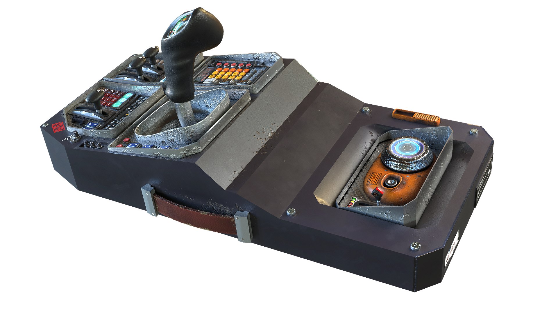 3D Sci-fi Military Console - Game-ready PBR model - TurboSquid 1751686