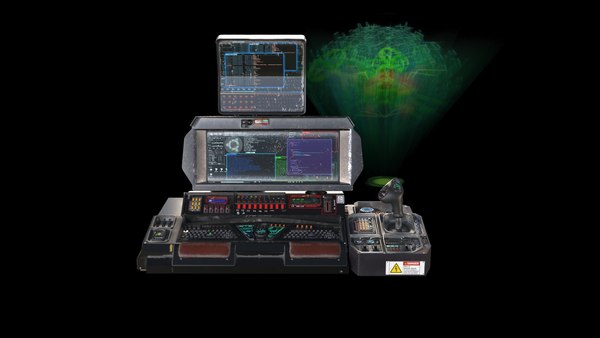 3D Sci-fi Military Console - Game-ready PBR model - TurboSquid 1751686