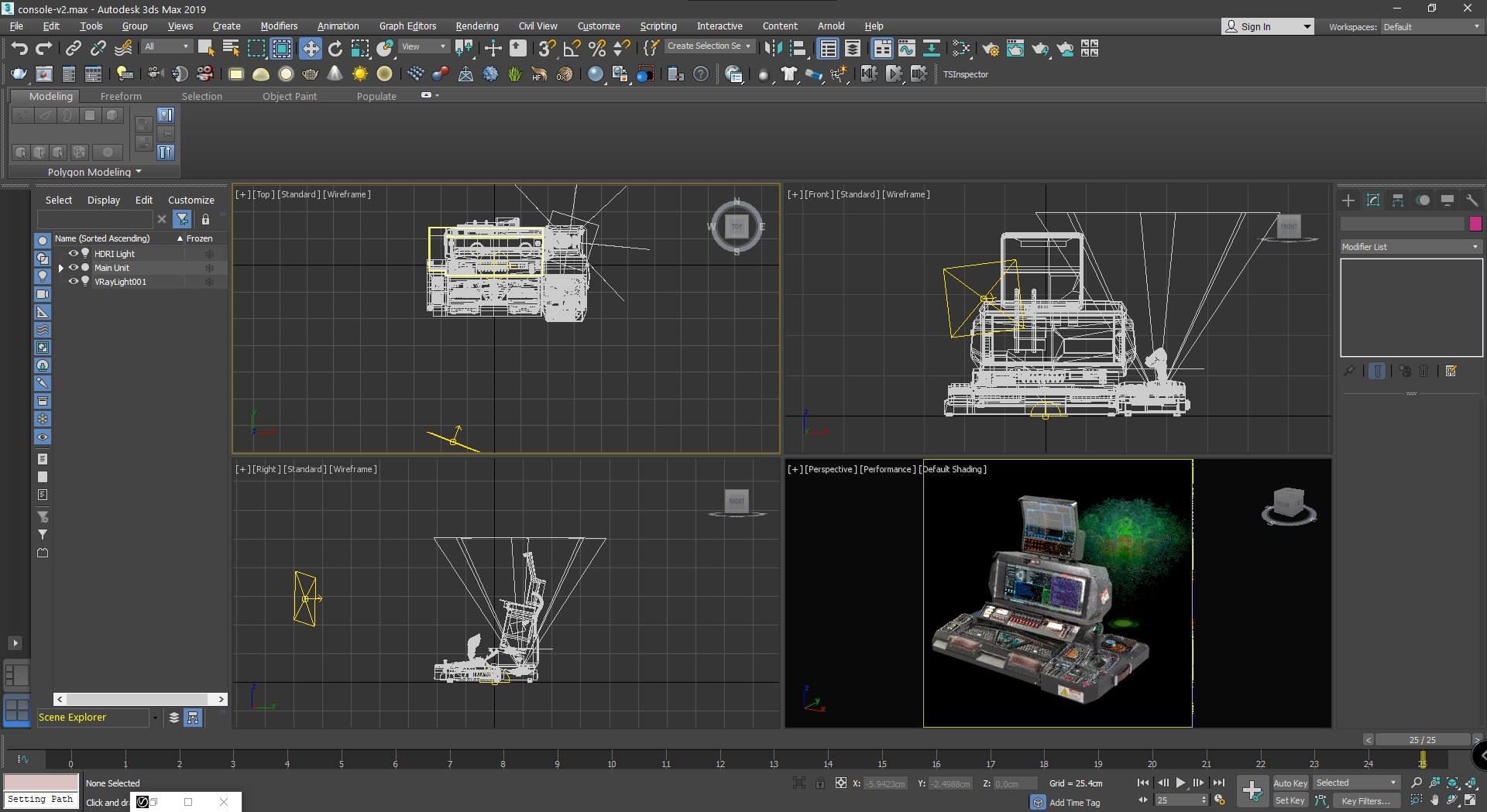 3D Sci-fi Military Console - Game-ready PBR model - TurboSquid 1751686