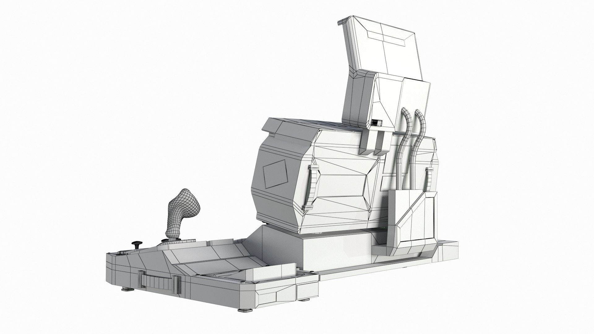 3D Sci-fi Military Console - Game-ready PBR model - TurboSquid 1751686