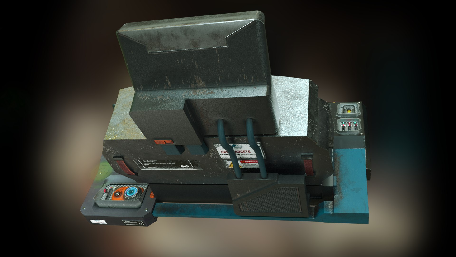 3D Sci-fi Military Console - Game-ready PBR Model - TurboSquid 1751686