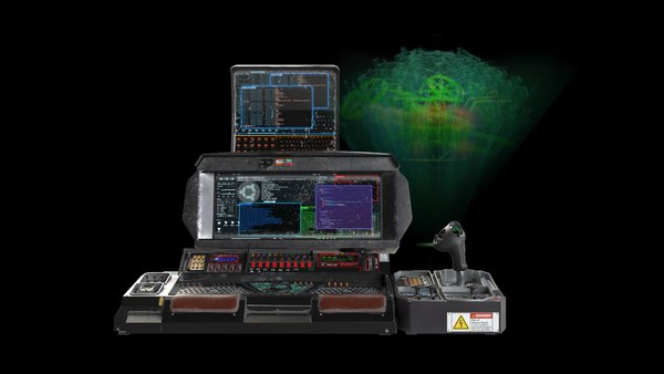 3D Sci-fi Military Console - Game-ready PBR model - TurboSquid 1751686