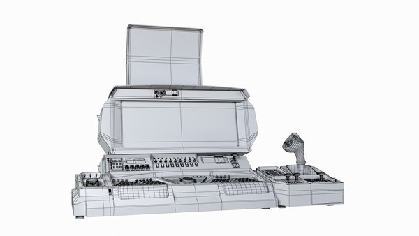 3D Sci-fi Military Console - Game-ready PBR model - TurboSquid 1751686