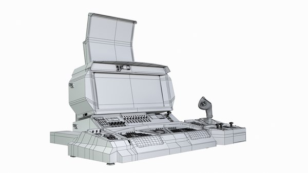3D Sci-fi Military Console - Game-ready PBR model - TurboSquid 1751686