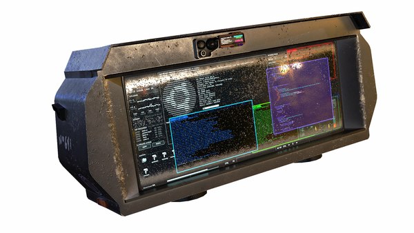 3D Sci-fi Military Console - Game-ready PBR model - TurboSquid 1751686